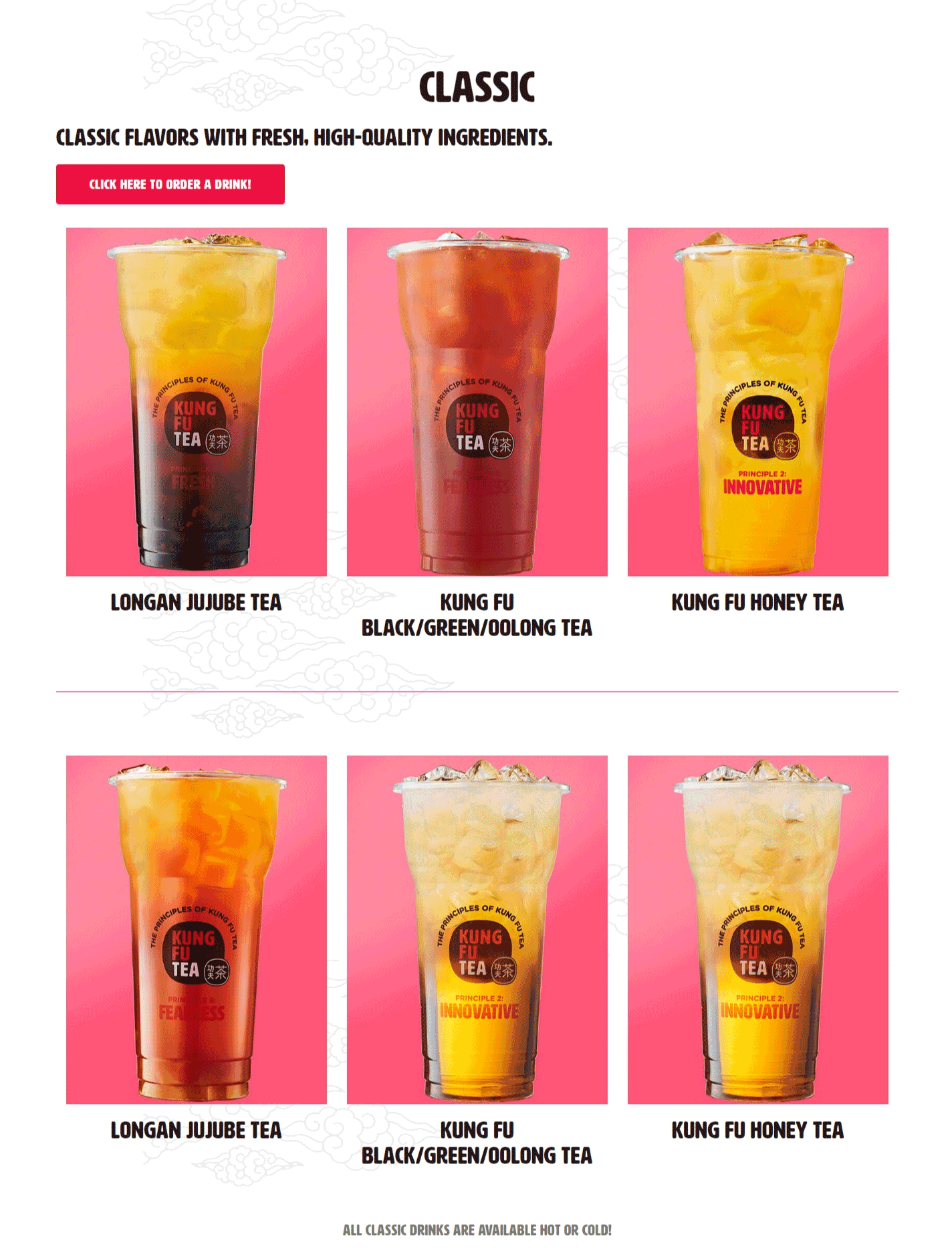 Kung Fu Tea Brand - Allmenus