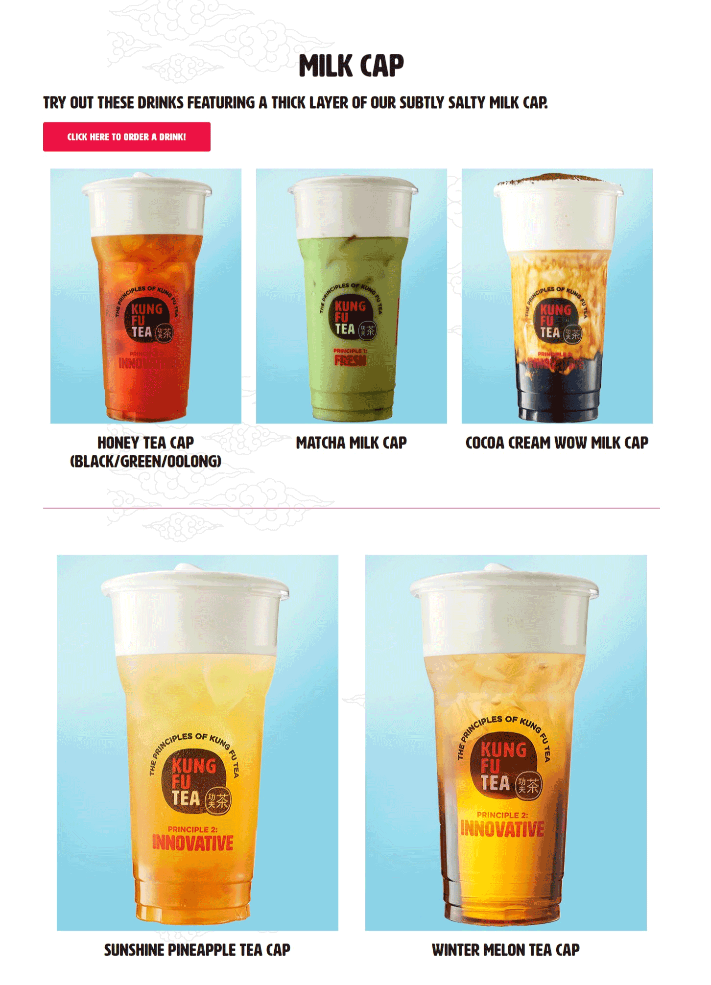 Kung Fu Tea Brand - Allmenus