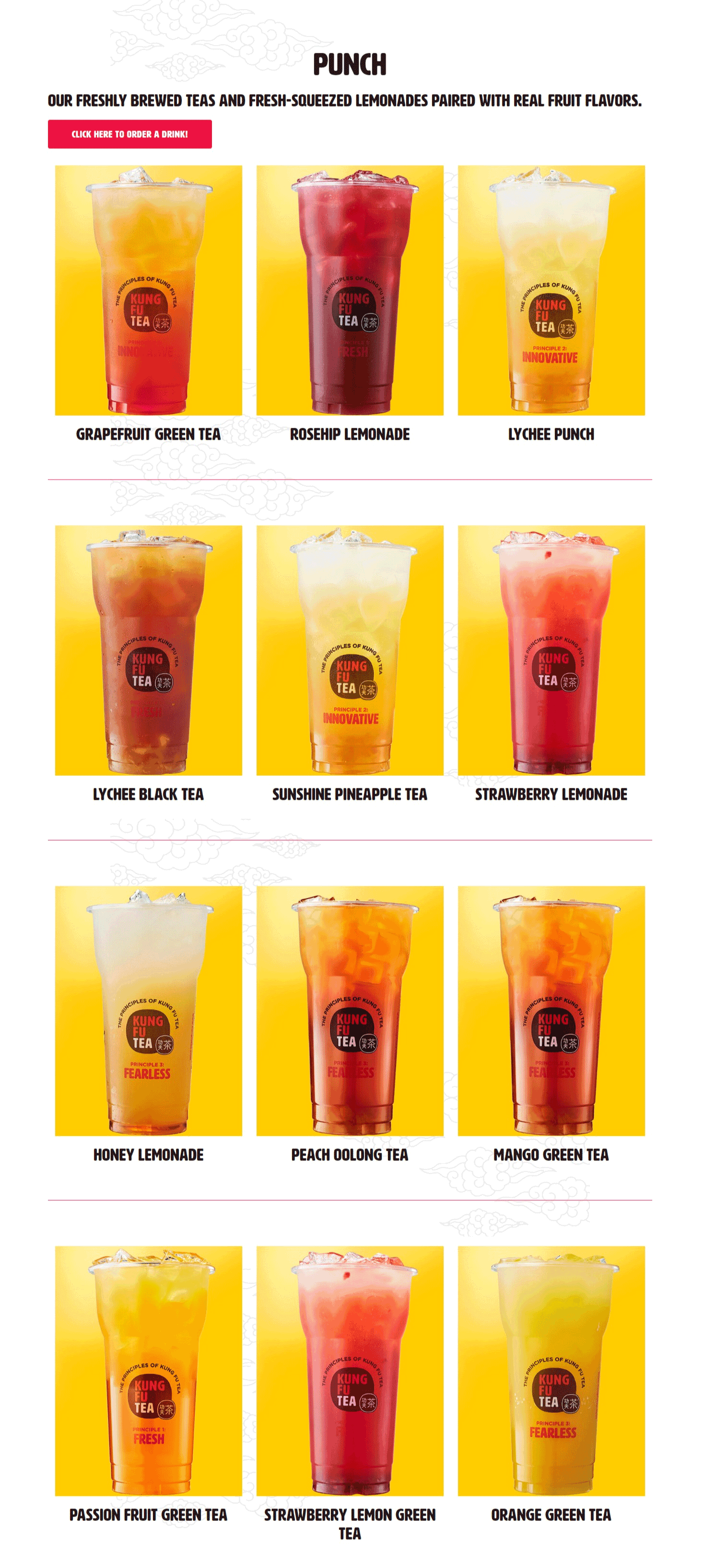 Kung Fu Tea Brand - Allmenus